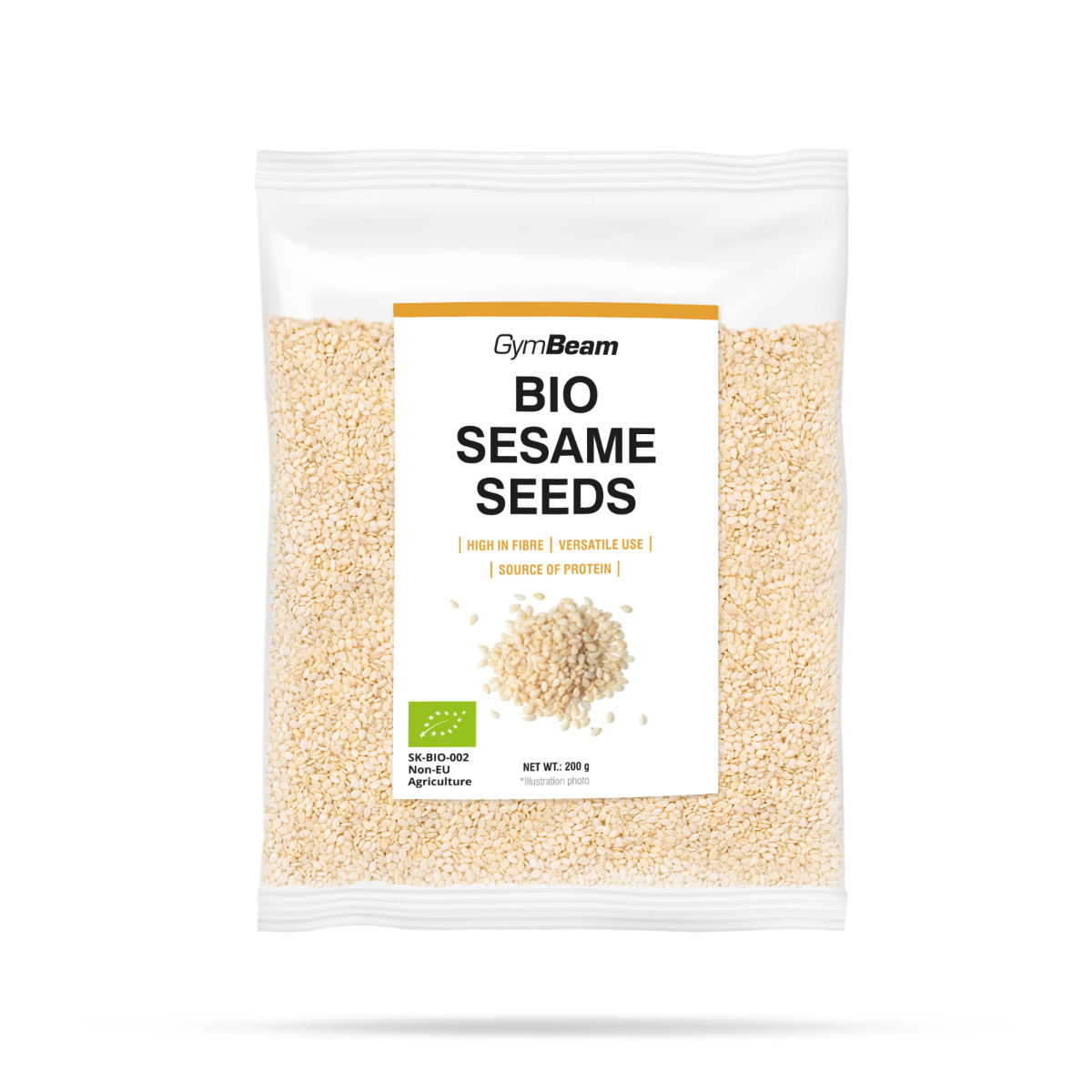 BIO Hulled Sesame Seeds - GymBeam | GymBeam.ua