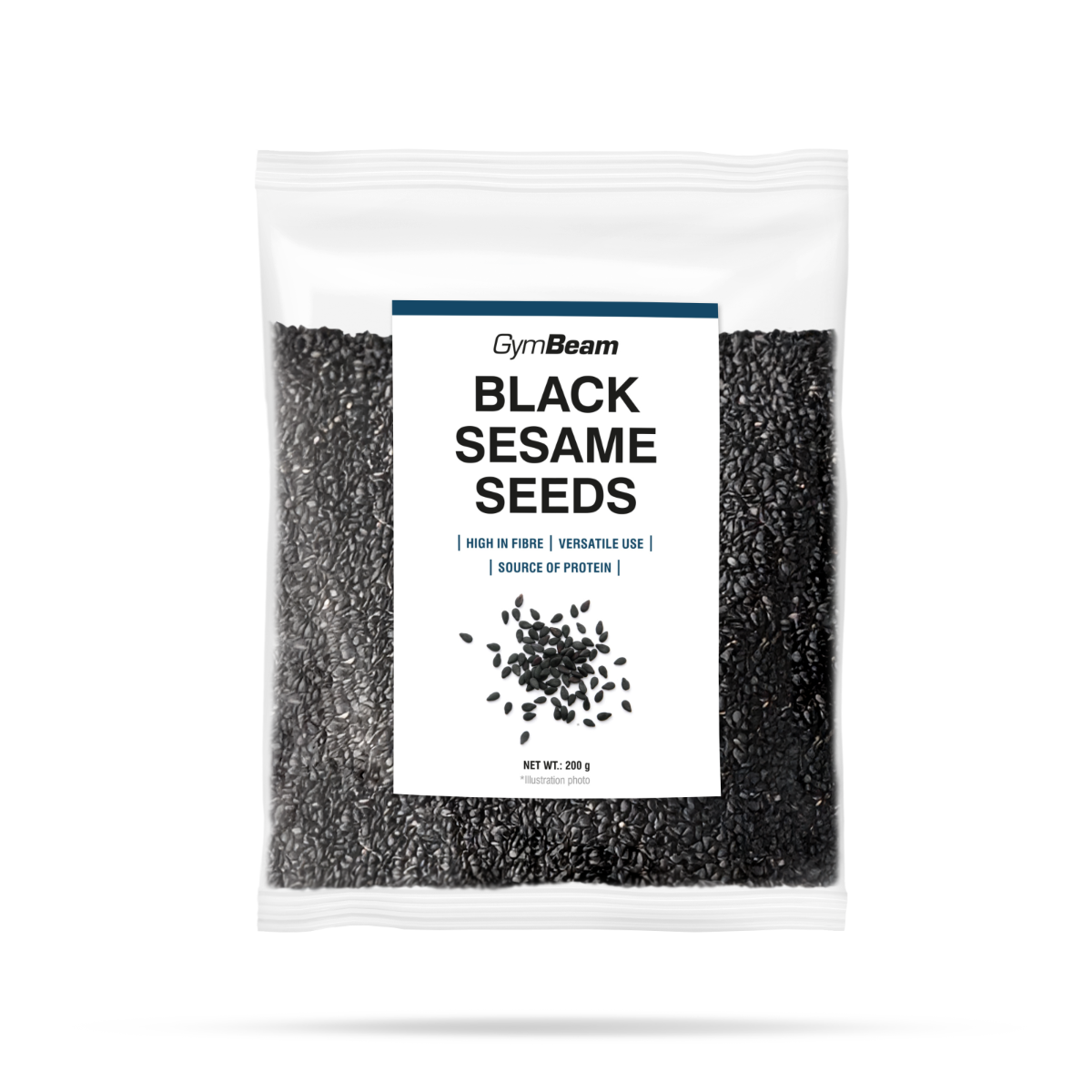 Black Sesame Seeds - GymBeam | GymBeam.ua